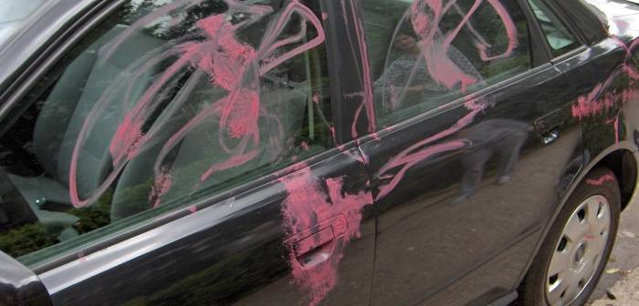 Viata in roz... Mai multi timisoreni de pe strada Amforei s-au trezit ...