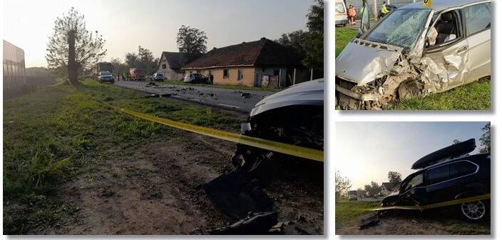 Accident cu 4 victime pe soseaua Timisoara - Sannicolau Mare. Impact ...