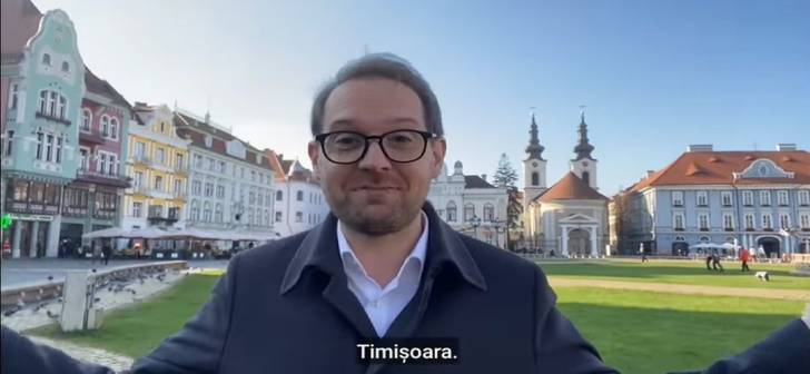 Primarul Timisoarei Dominic Fritz, mesaj catre austrieci, suedezi si ...