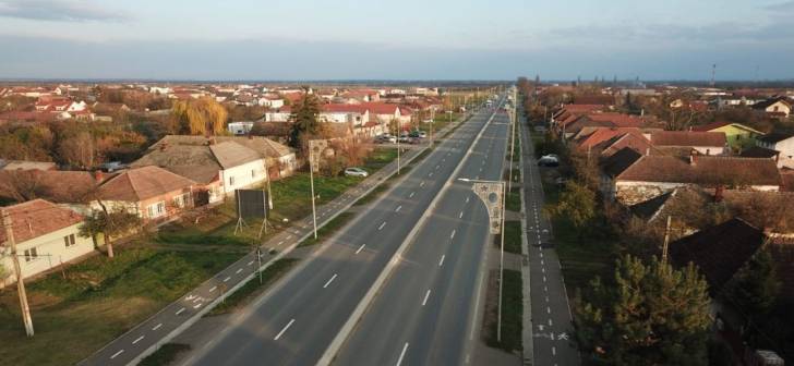 Sosea moderna care va lega Mosnita Noua de Ghiroda, langa Timisoara ...