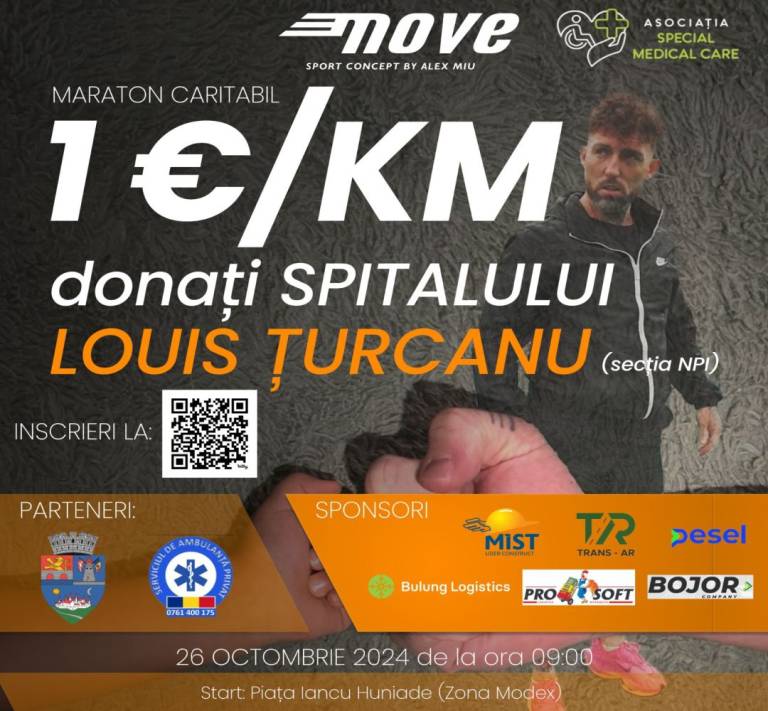 Maraton pentru o cauza nobila, la Timisoara. Antrenorul de fitness Alex ...