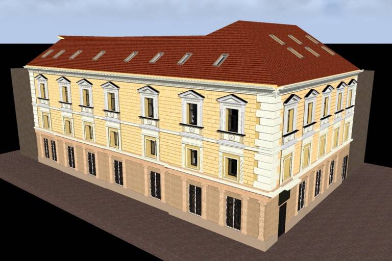 Asa va arata terasa pentru citit in aer liber, in curtea interioara ...